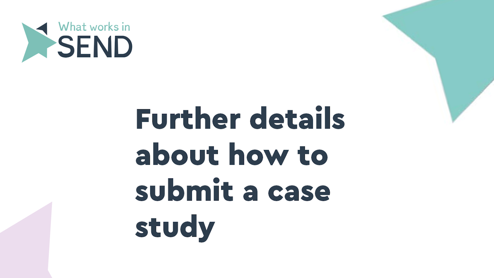 Home - What Works in SEND